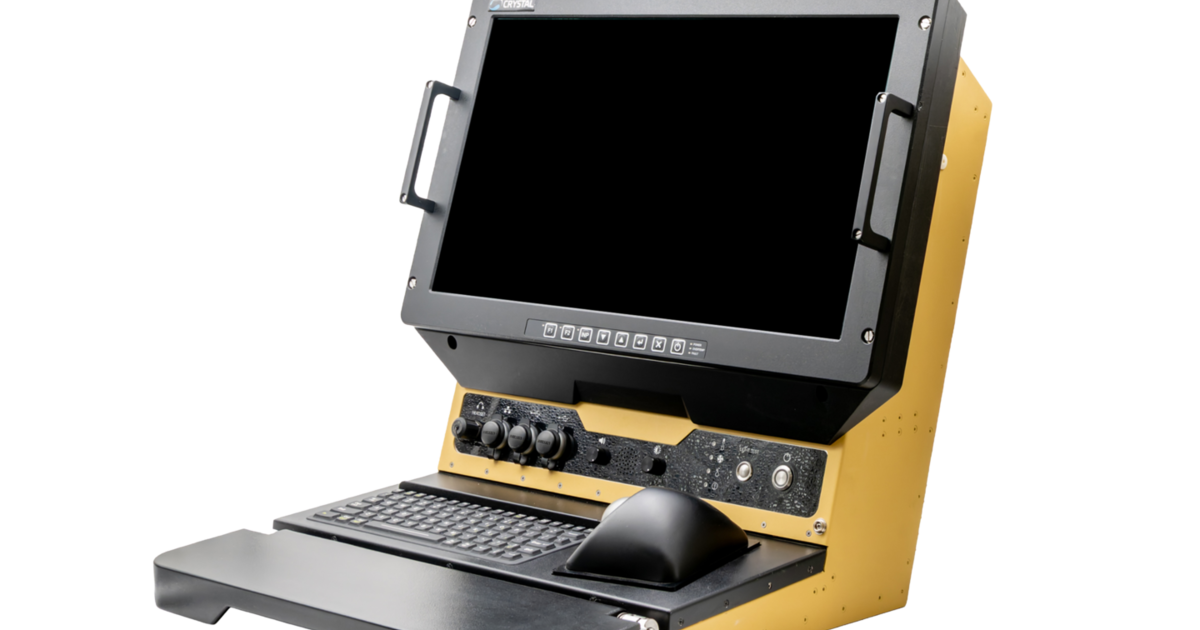 CRYSTAL-23 multifunction rugged naval console | ECRIN Systems